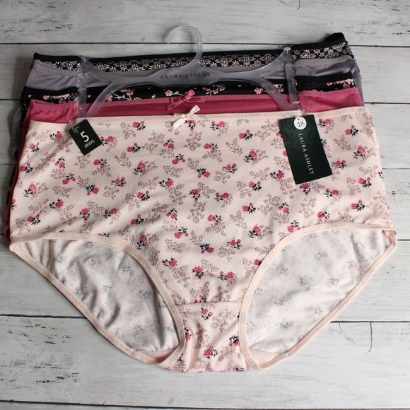 Laura Ashley | Intimates & Sleepwear | Laura Ashley Womens 5 Pack Brief ...